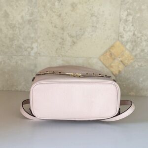 Michael Kors | Bags | Michael Kors Kenly Medium Backpack Pink Gold ...